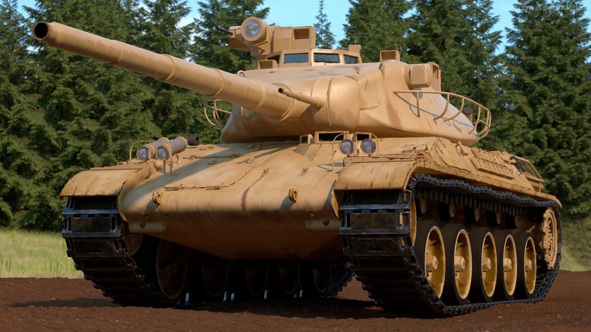 3D Model Amx-30 French Army Main Battle Tank Rigged - TurboSquid 2068433