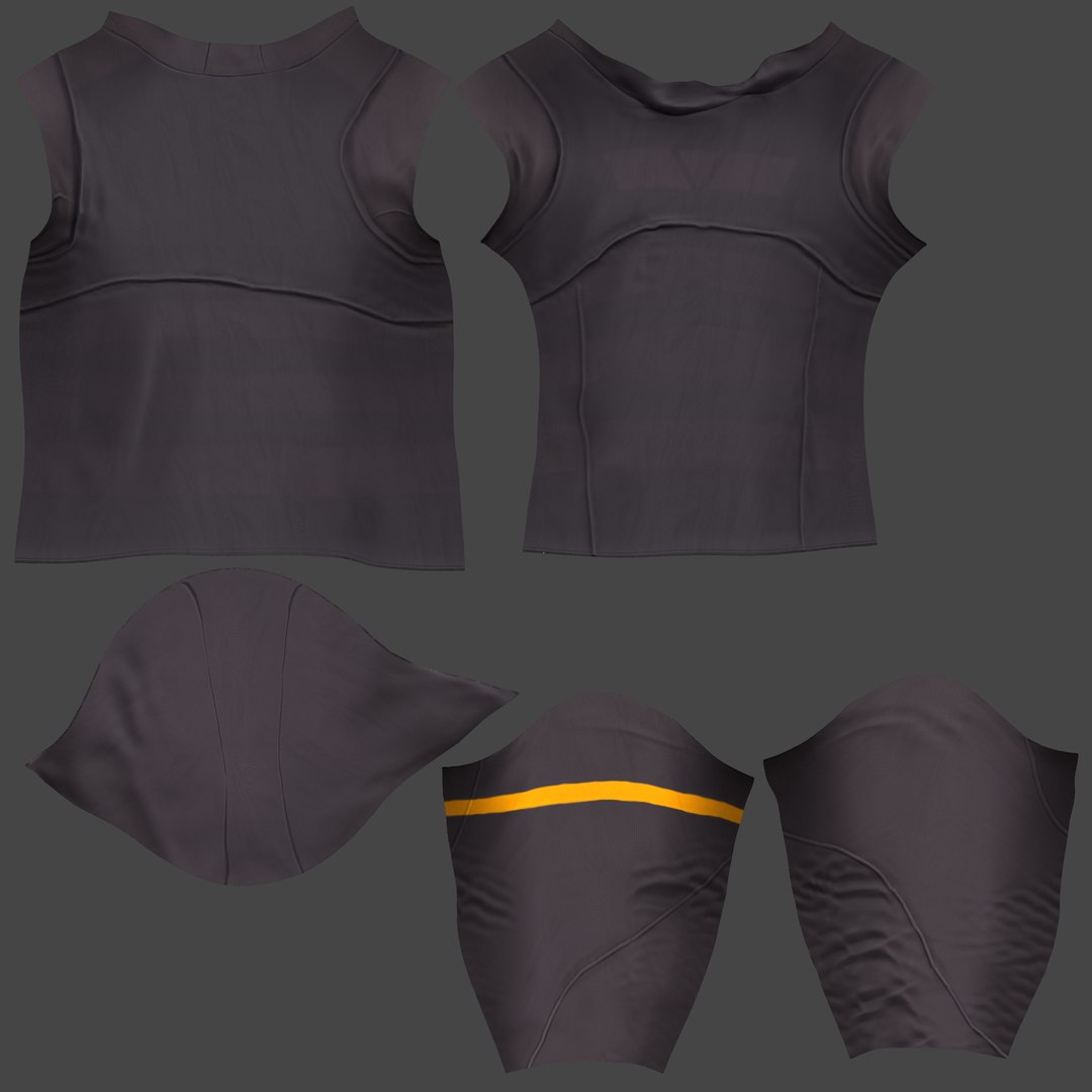 3D Male Dystopian Urban Hooded Top Model - TurboSquid 2073567