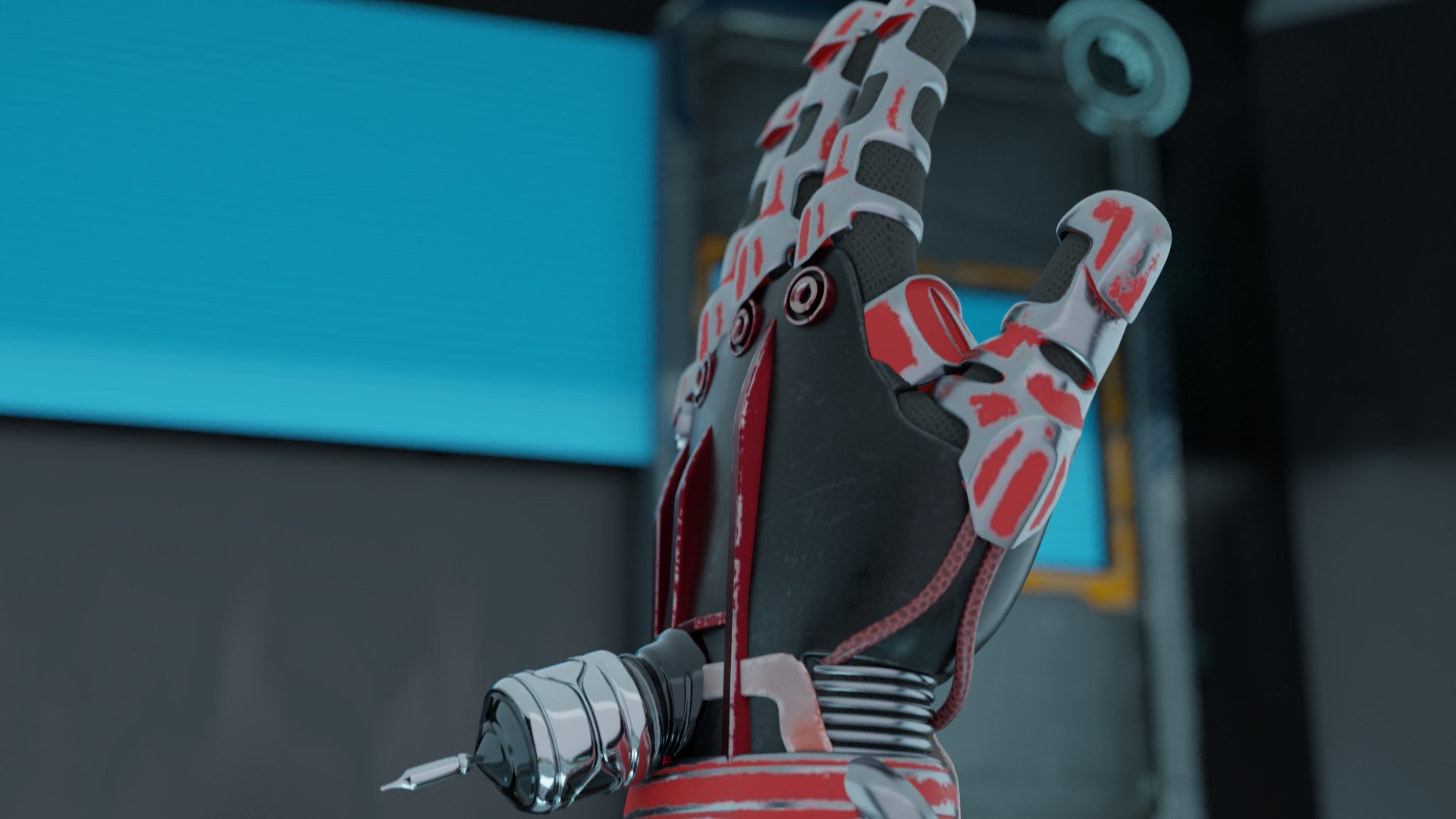 Free Sci-Fi Hand Glove 3D Model - TurboSquid 1969876