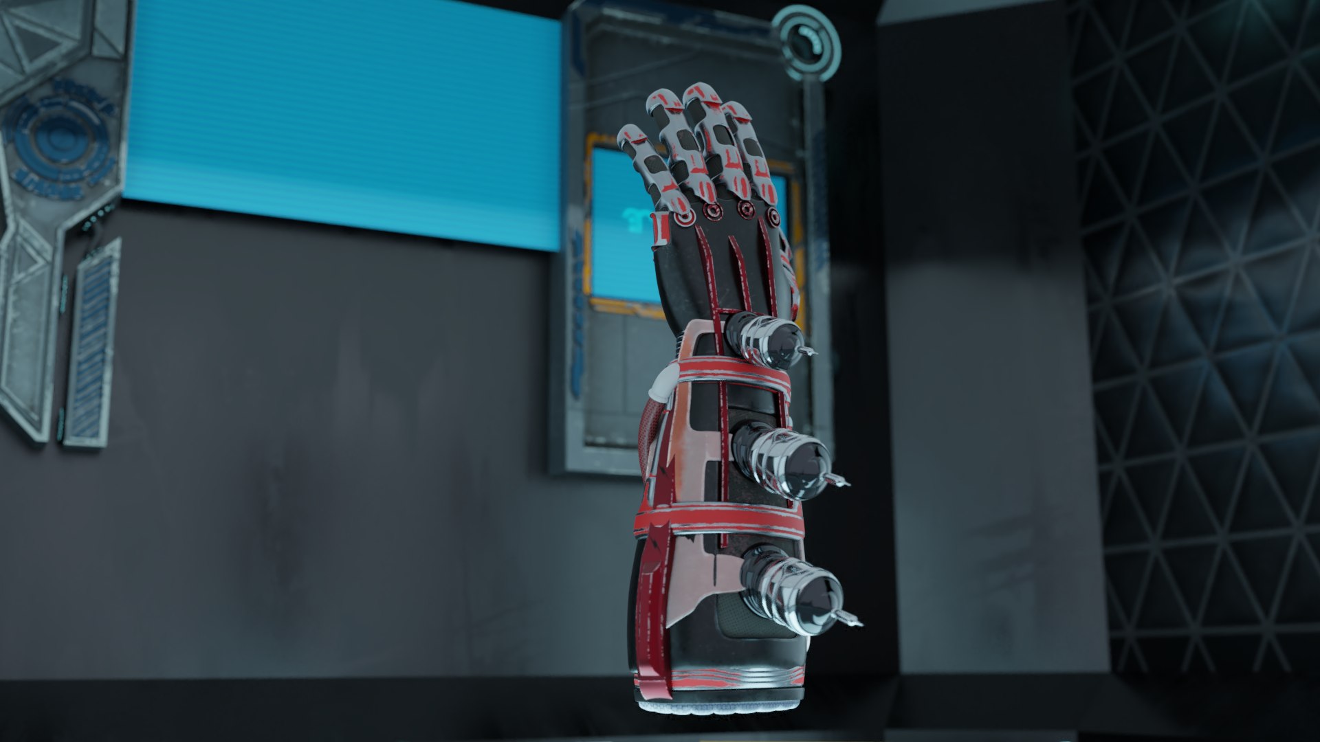 Free Sci-Fi Hand Glove 3D Model - TurboSquid 1969876