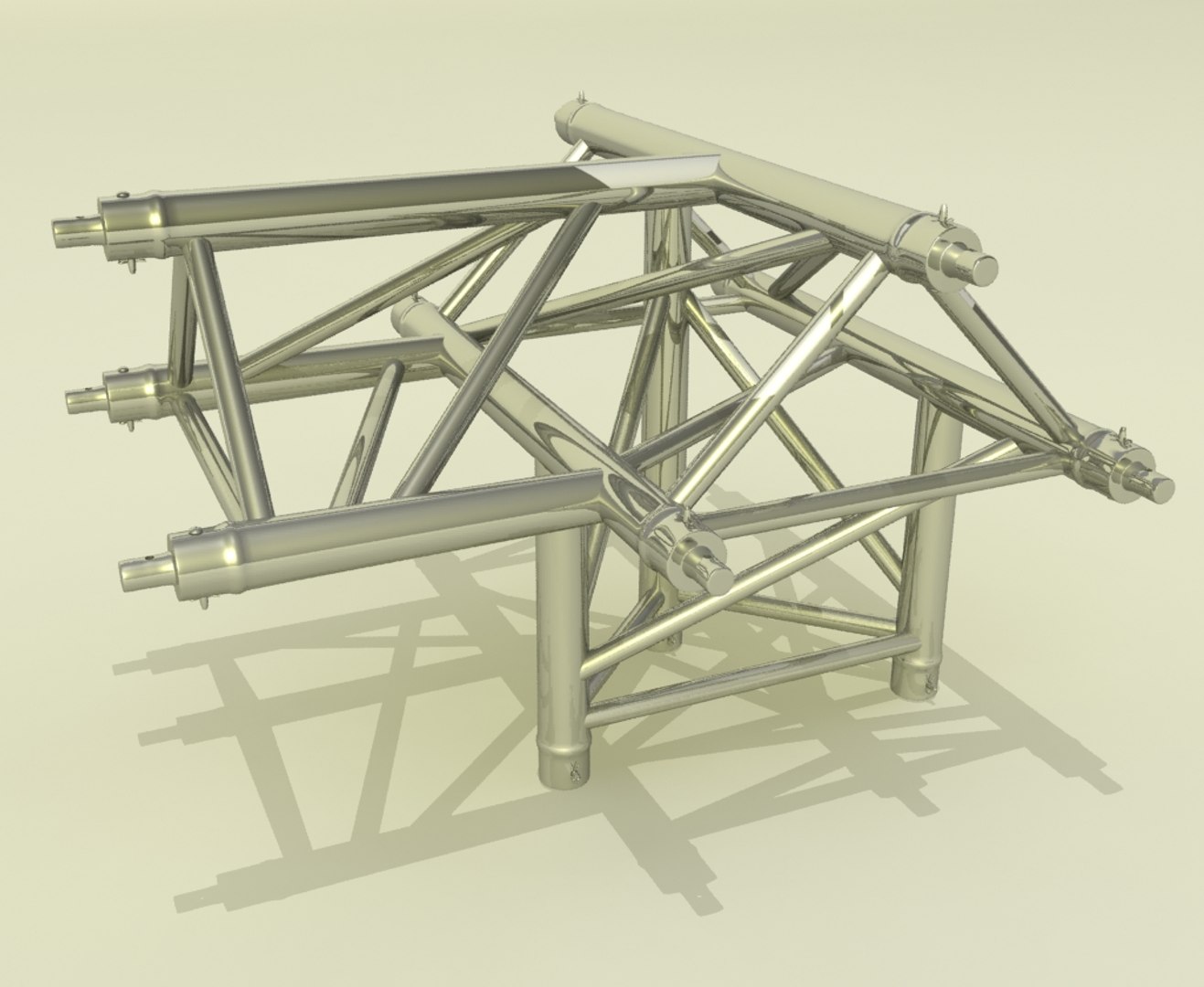 3d 3ds Truss Scene