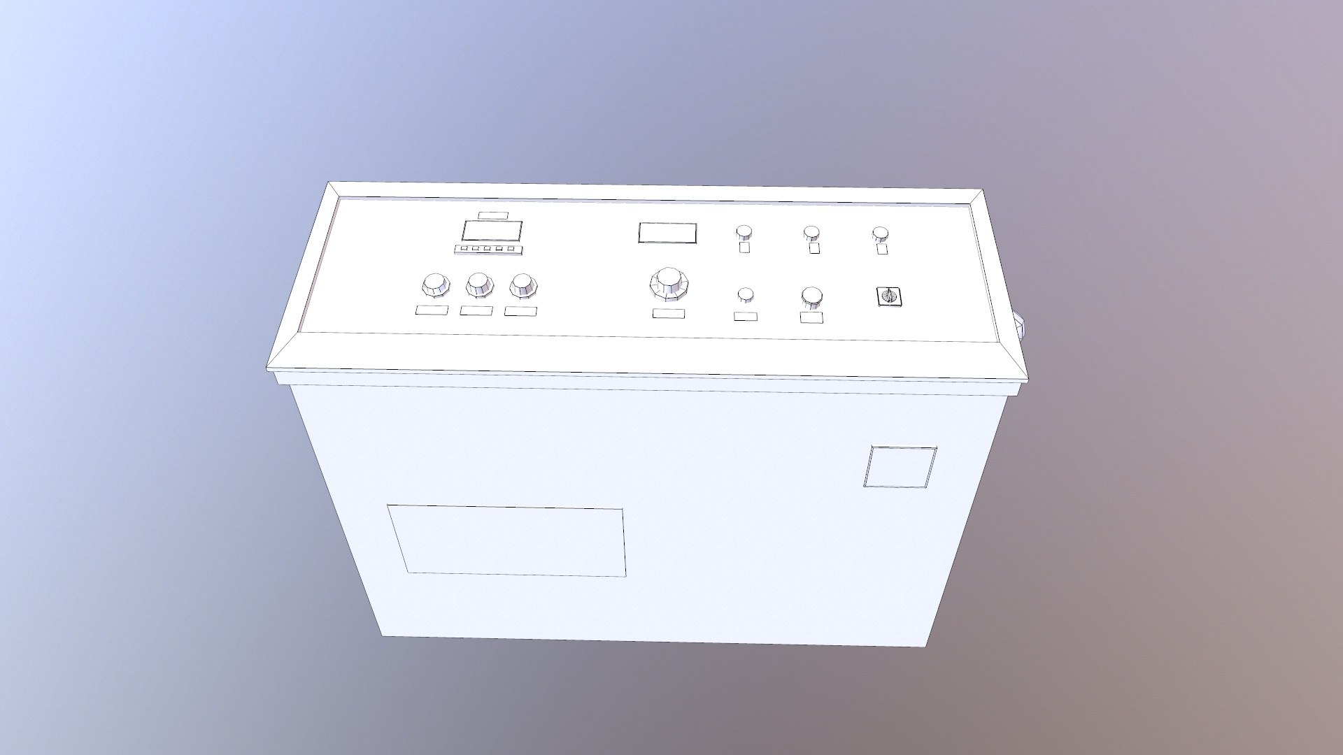 3D Control Panel Model - TurboSquid 2323096