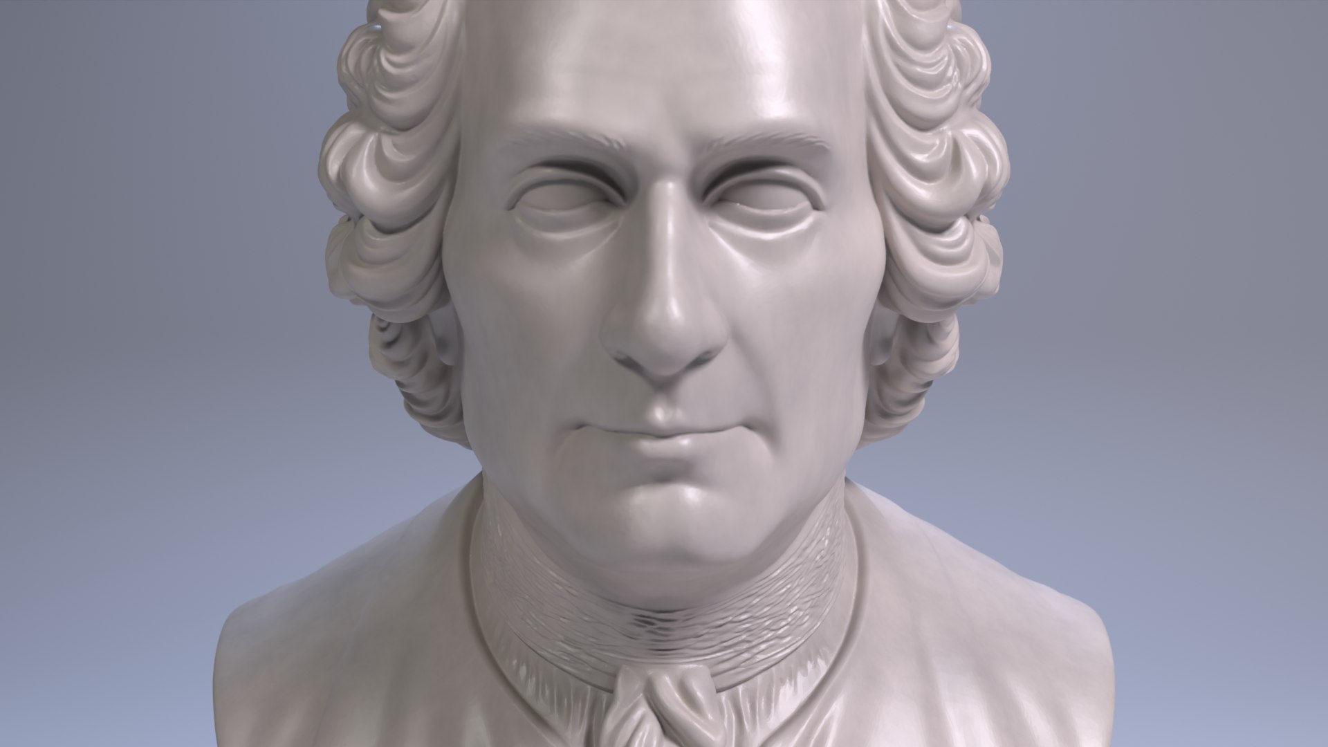 3D Jean Jacques Rousseau Bust 3D Printable STL File - TurboSquid 2479079