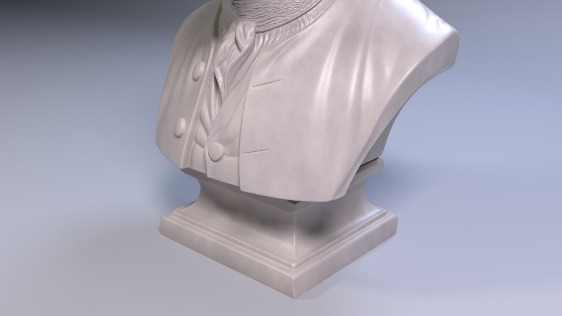 3D Jean Jacques Rousseau Bust 3D Printable STL File - TurboSquid 2479079