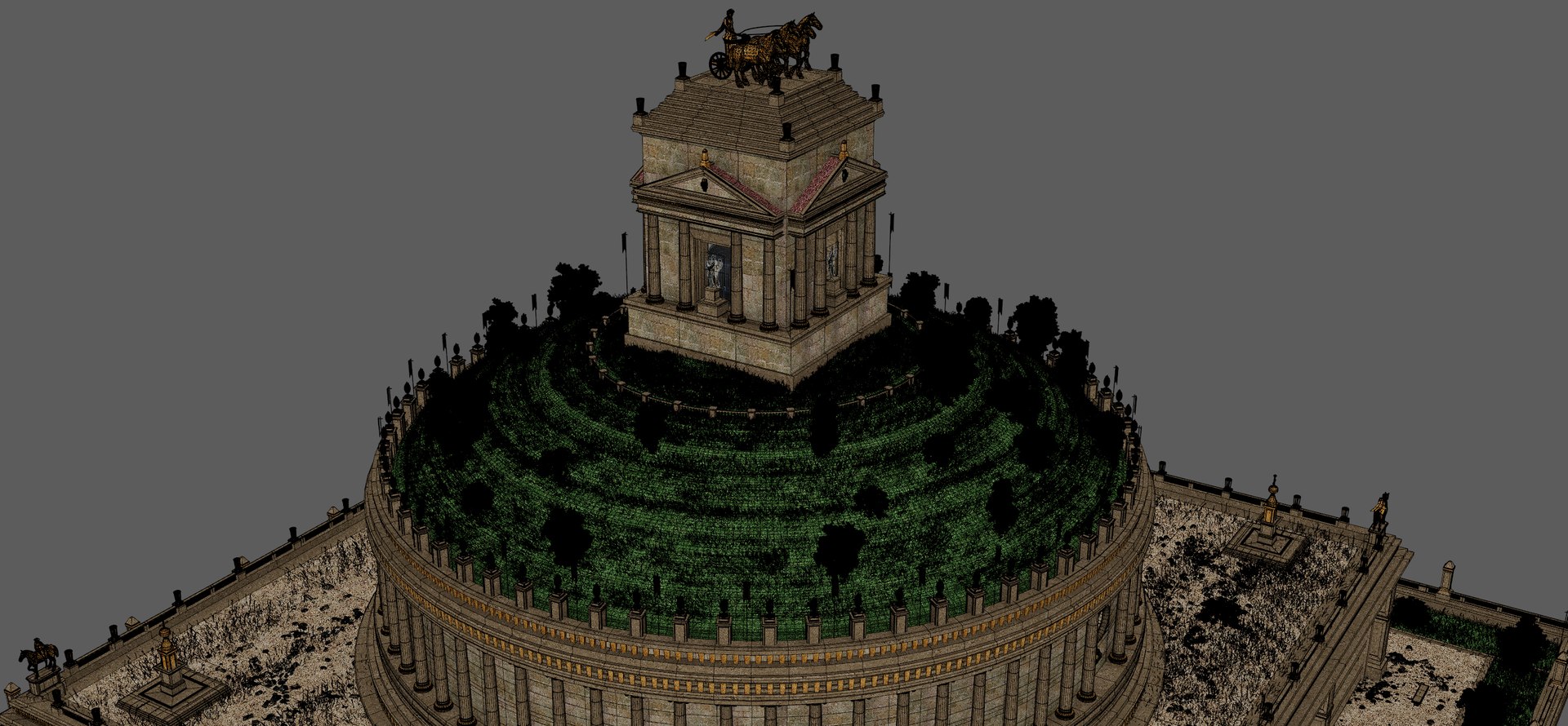 3D Mausoleum Hadrian - TurboSquid 2285187