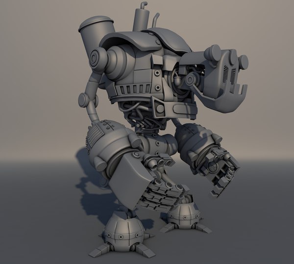 Battle robot 3D model - TurboSquid 1188916