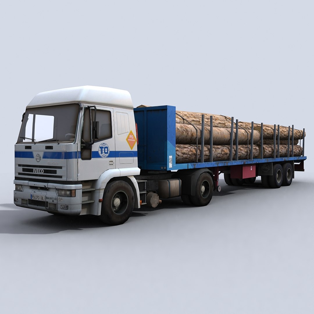Transport Truck 3d Model