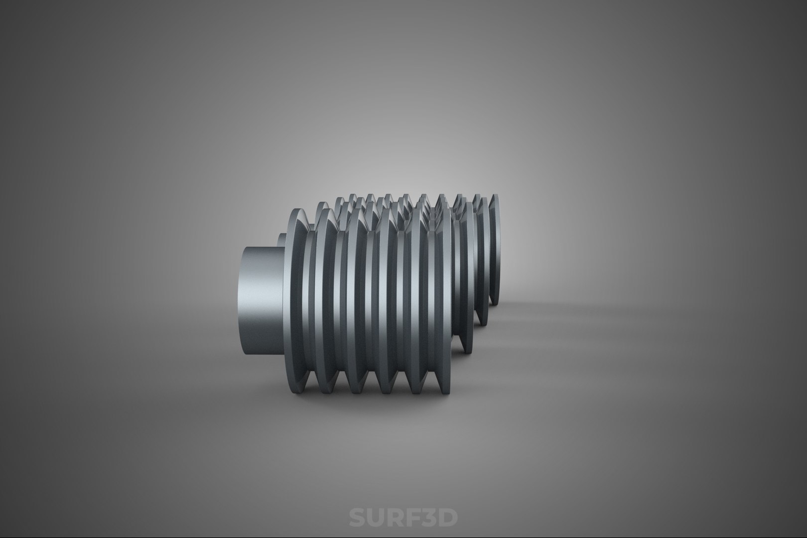 3D STANDARD PULLEY SHEAVE TRACK WHEELS DRIVE BELT GEAR MULTI GROOVE ...