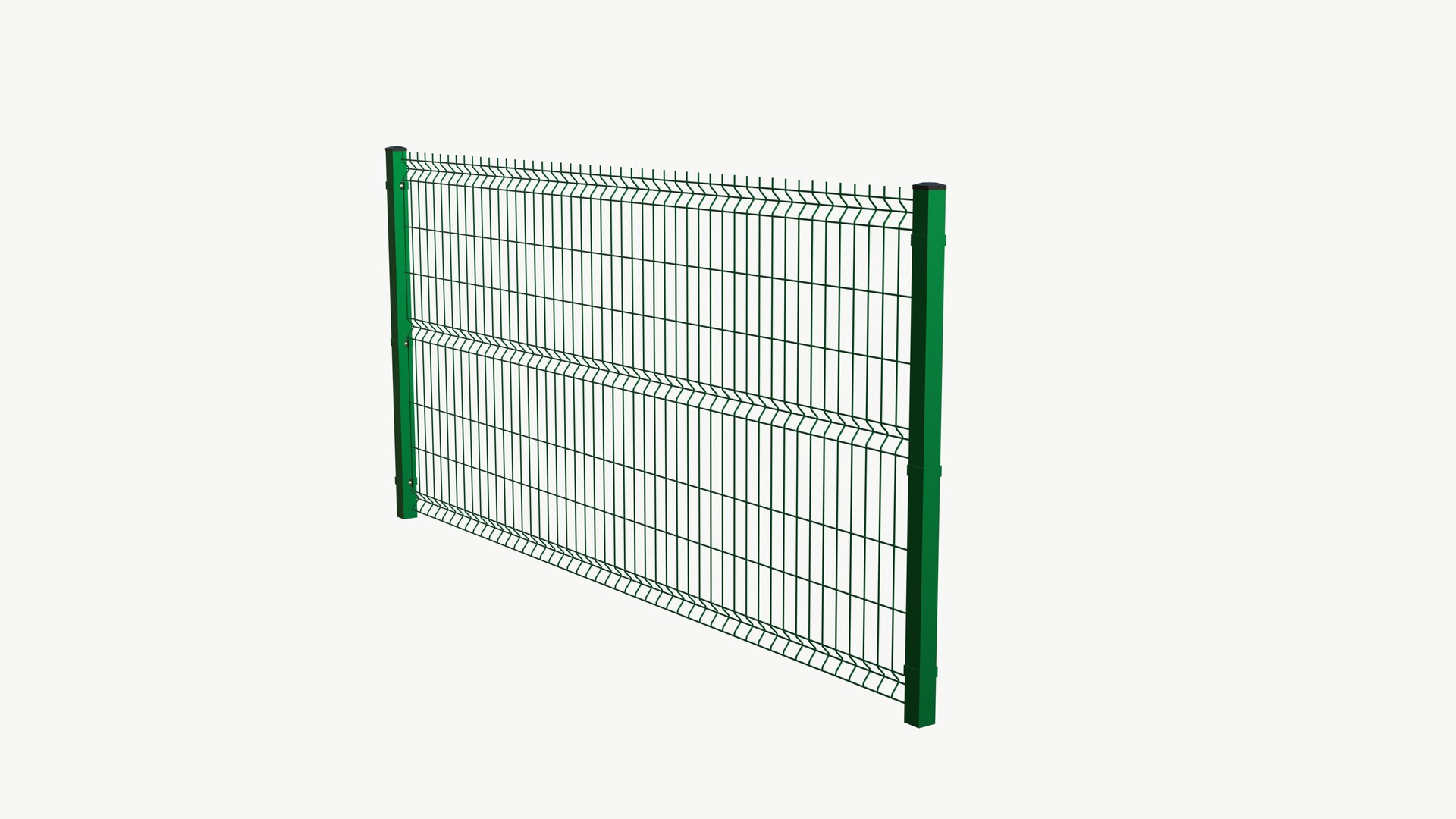 Chain Link Fence 3D Model - TurboSquid 2141193