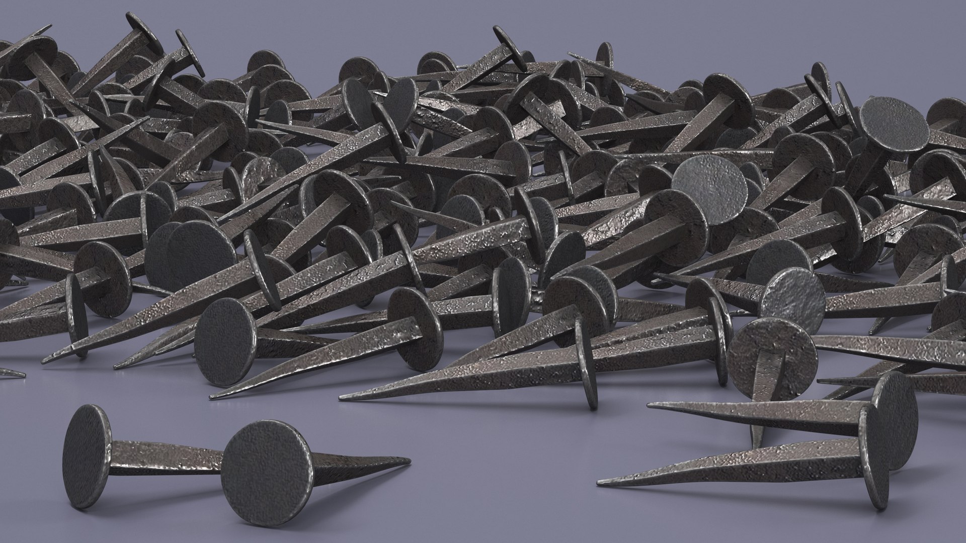 Tack Nails Old 3D Model - TurboSquid 2061791