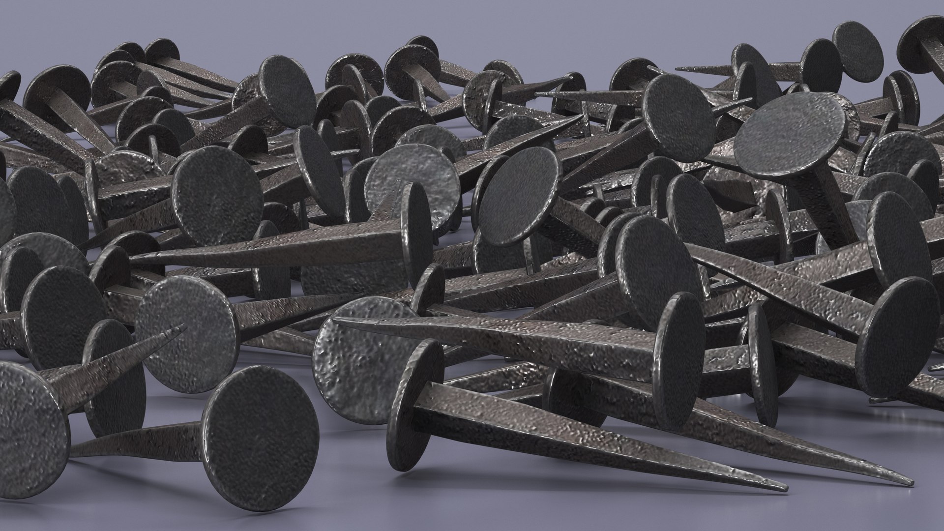 Tack Nails Old 3D Model - TurboSquid 2061791