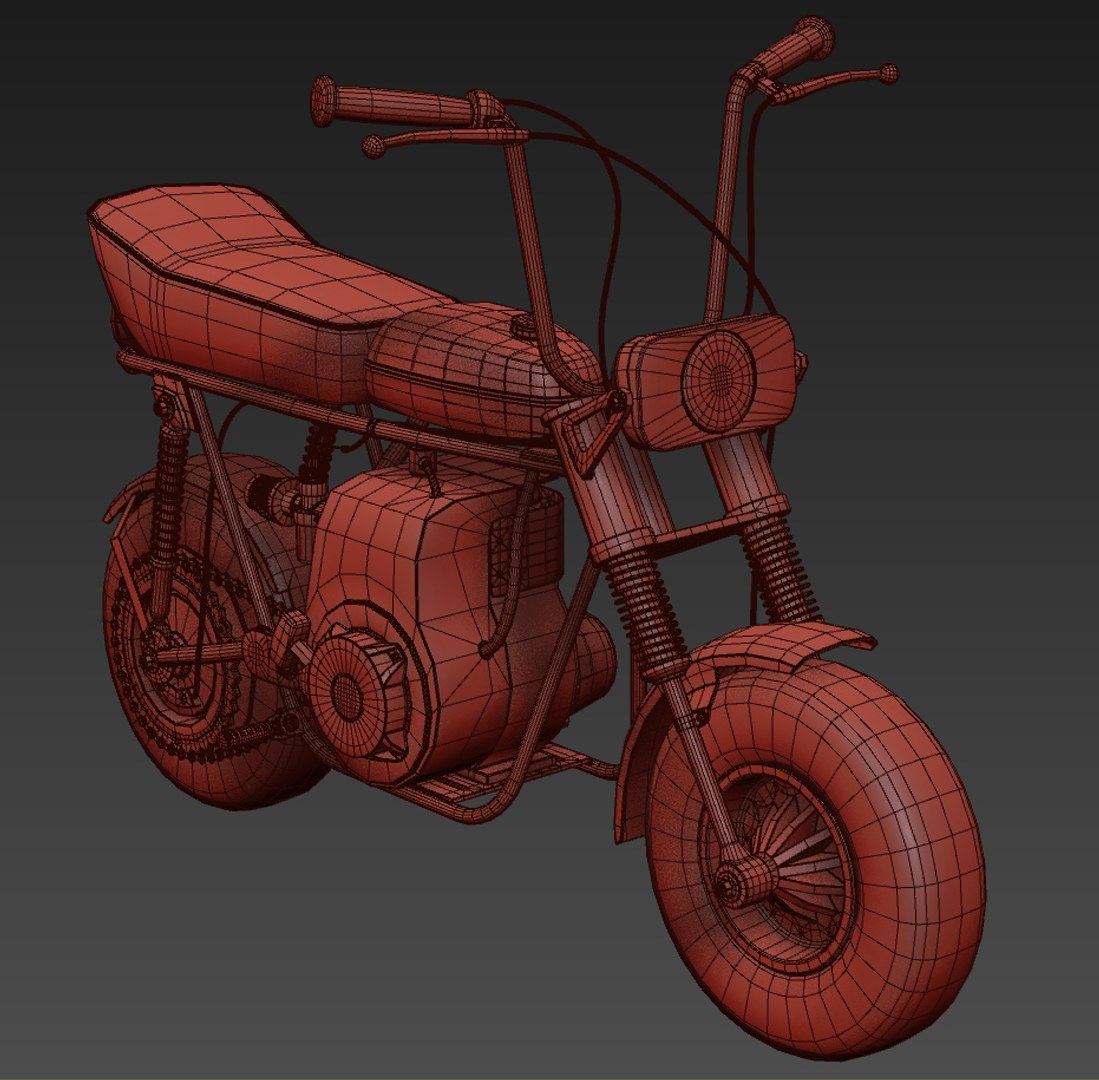 3D Minibike Rupp Roadster Model - TurboSquid 1294460