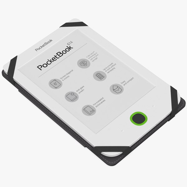 modelo 3d eReader PocketBook 614 Edición Limitada Blanco con Estuche ...