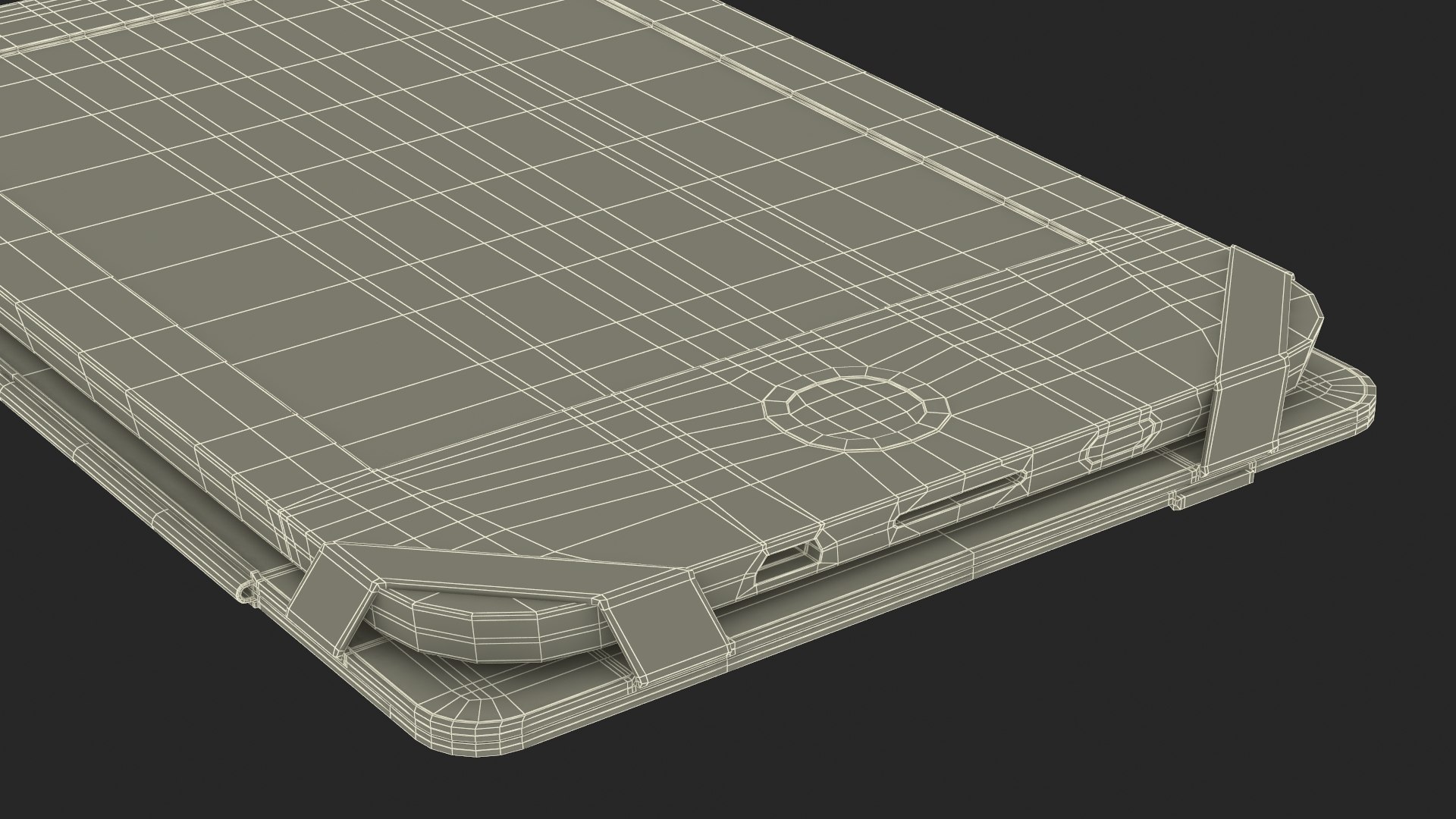 3D EReader PocketBook 614 Limited Edition White With Folded Case Model ...