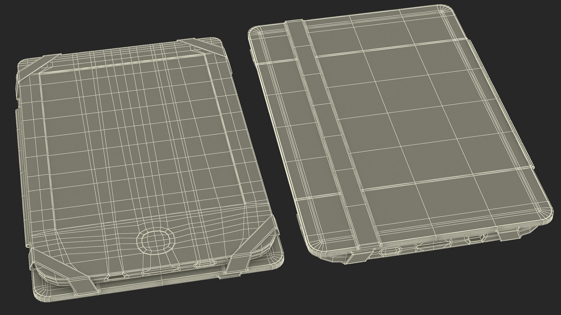 3D EReader PocketBook 614 Limited Edition White With Folded Case Model ...