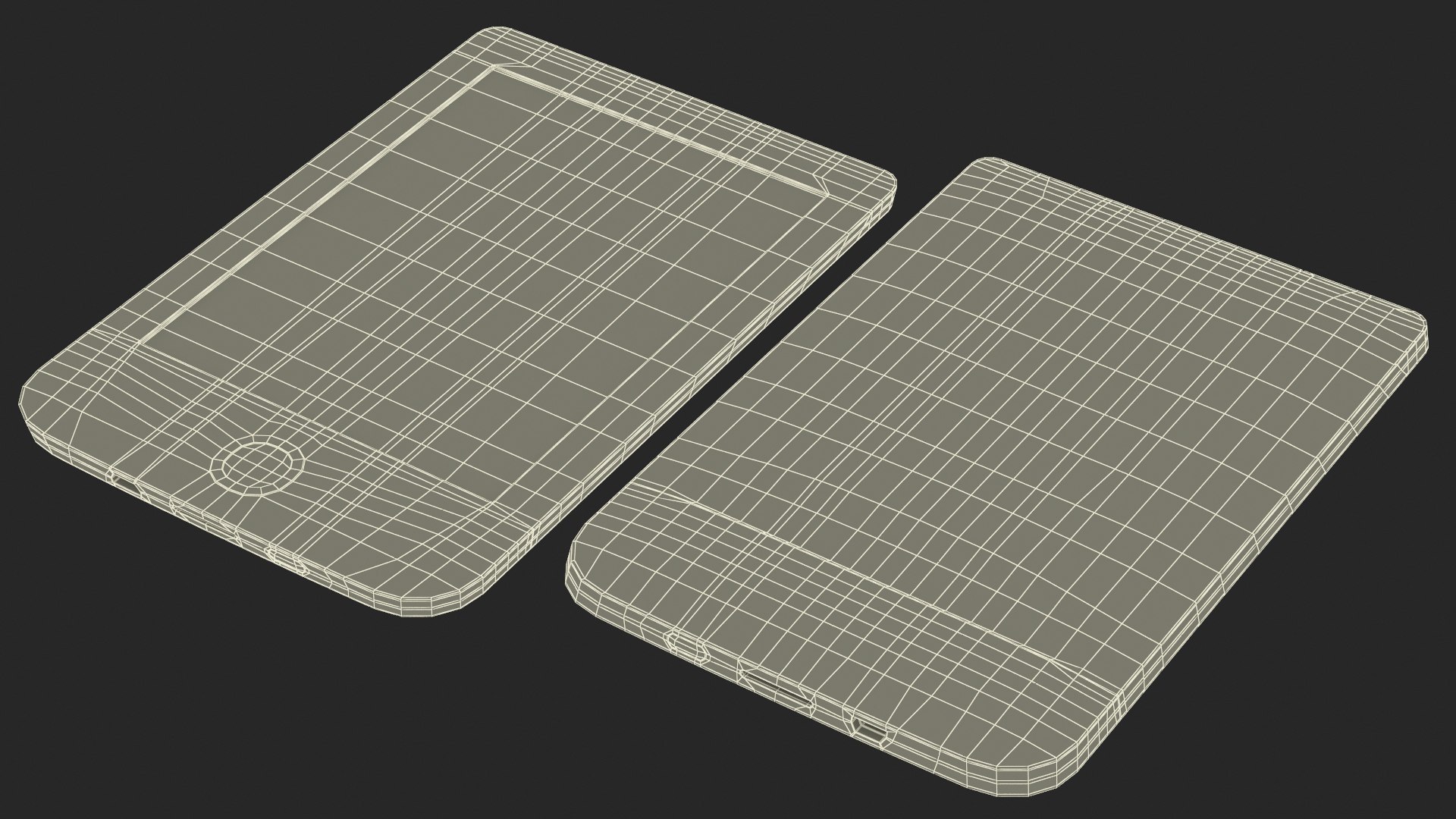 3D EReader PocketBook 614 Limited Edition White With Folded Case Model ...