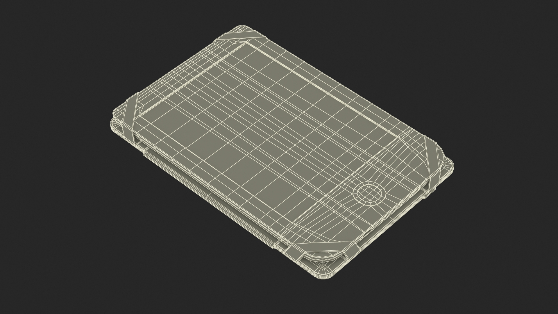 3D EReader PocketBook 614 Limited Edition White With Folded Case Model ...