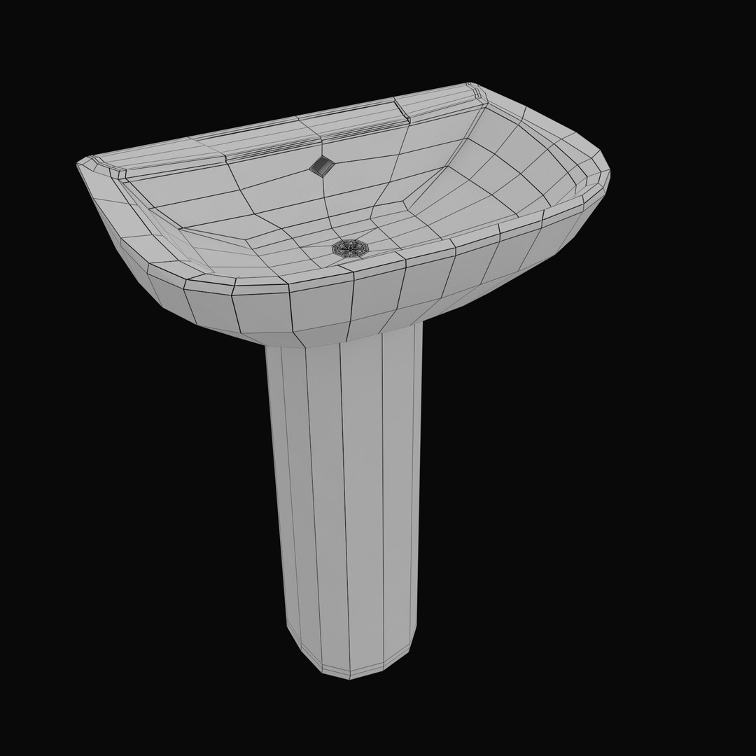 Hand Washing Bowl - 3d Max