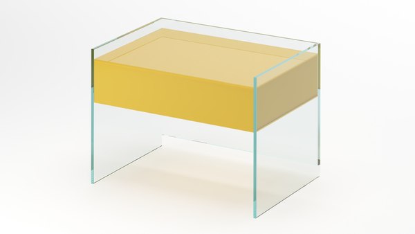 GLAS Italia Float Chestof Drawers Set 01 3D 모델 - TurboSquid 2004942