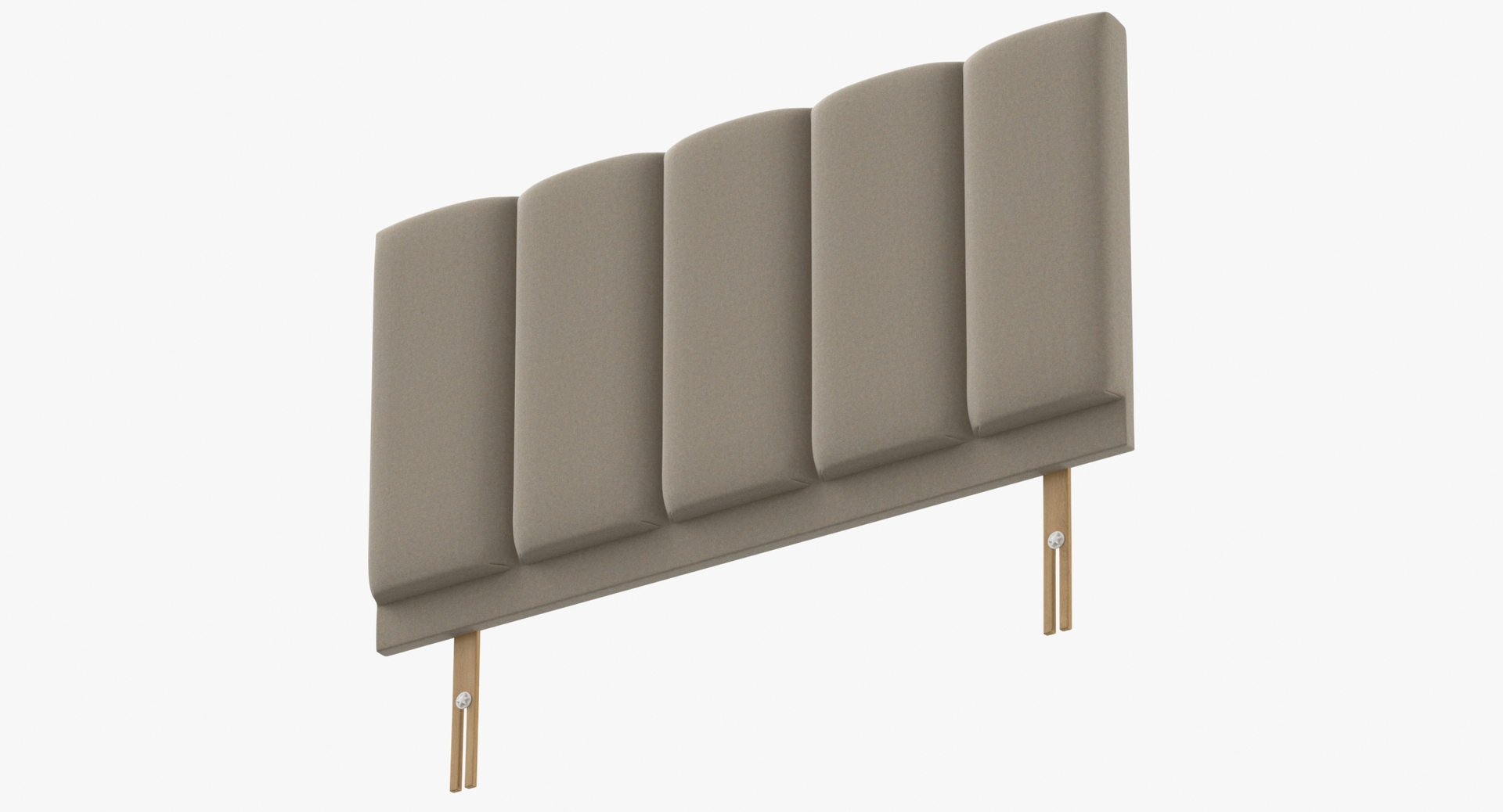 3D model headboard 02 oatmeal - TurboSquid 1473018