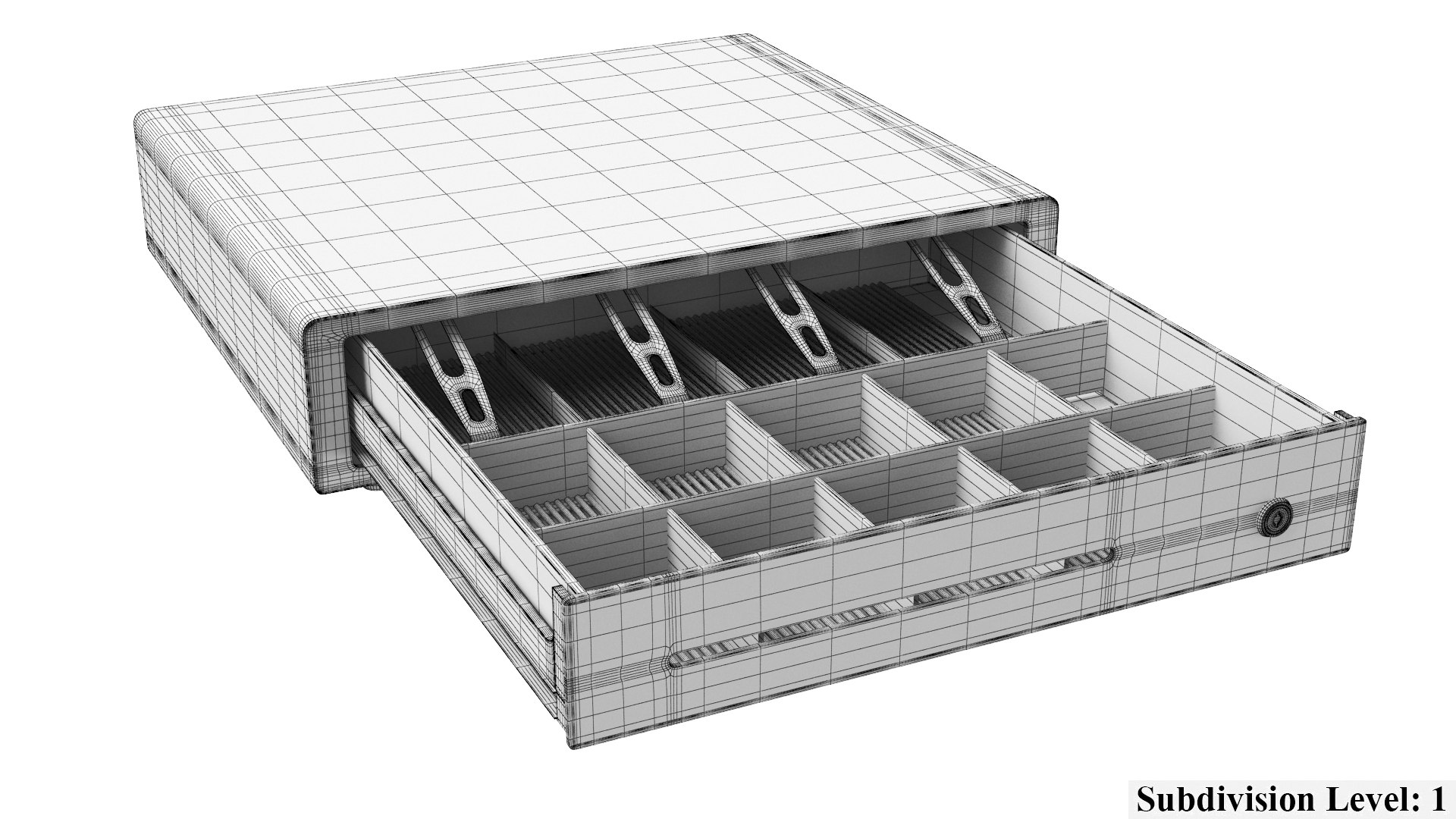 3D Real Cash Box Model - TurboSquid 1487966