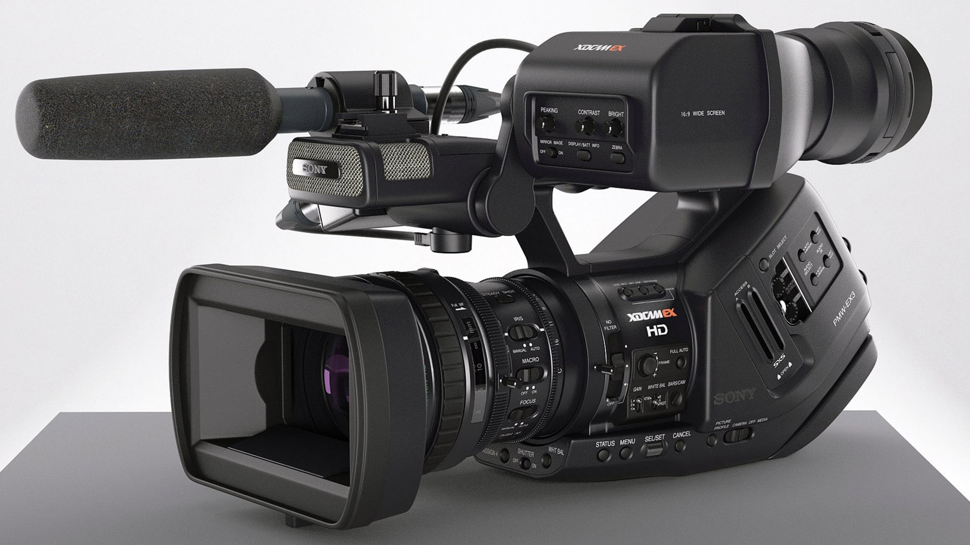 Camera Sony Xdcam-ex 3d Model