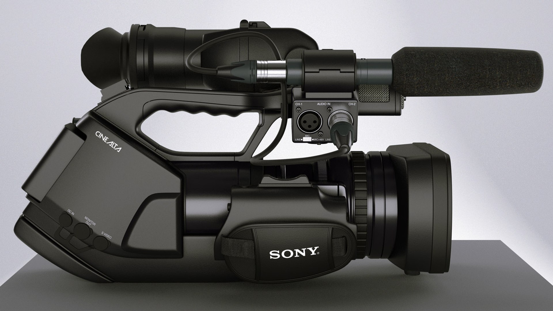 Camera Sony Xdcam-ex 3d Model
