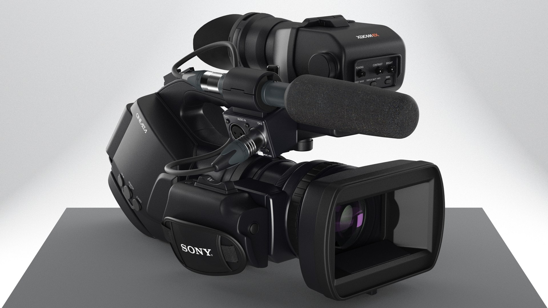 Camera Sony Xdcam-ex 3d Model