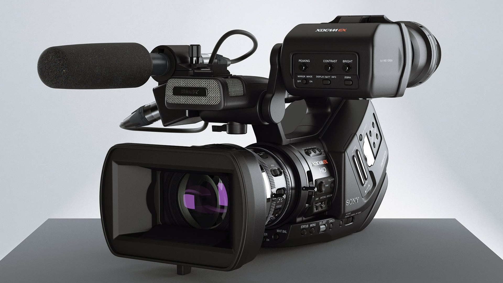 Camera Sony Xdcam-ex 3d Model