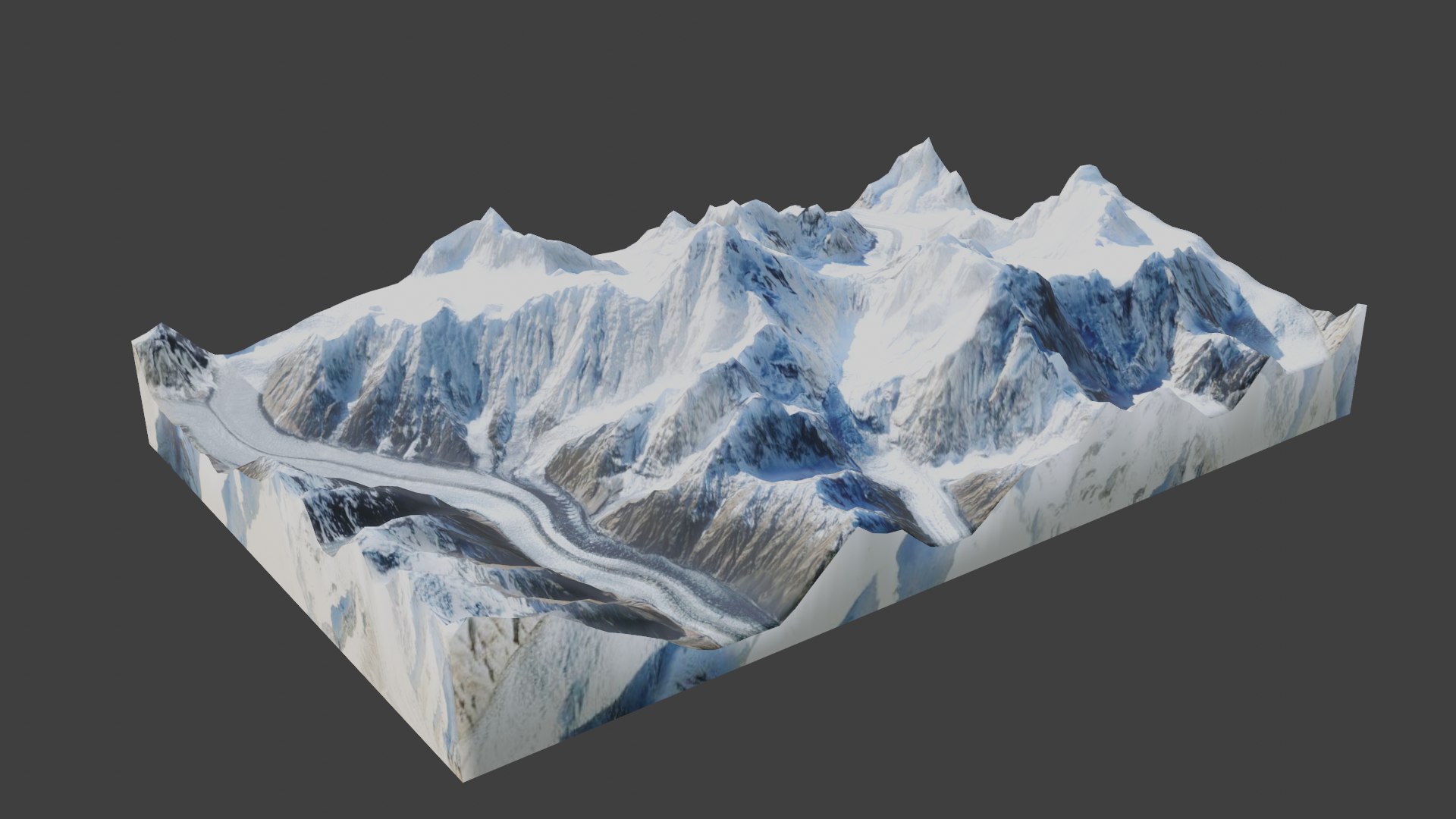 3D Model Kanjut Sar Mountain - TurboSquid 1825188