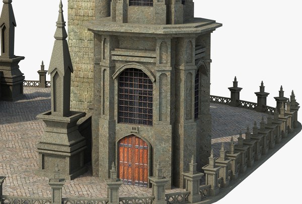 Fantasy Guard Towers Gate Modelo 3D - TurboSquid 1806345