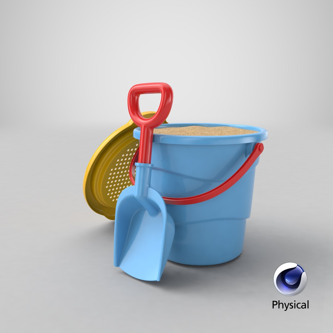 Detailed Toy Sand Bucket 3D Model - TurboSquid 2069749