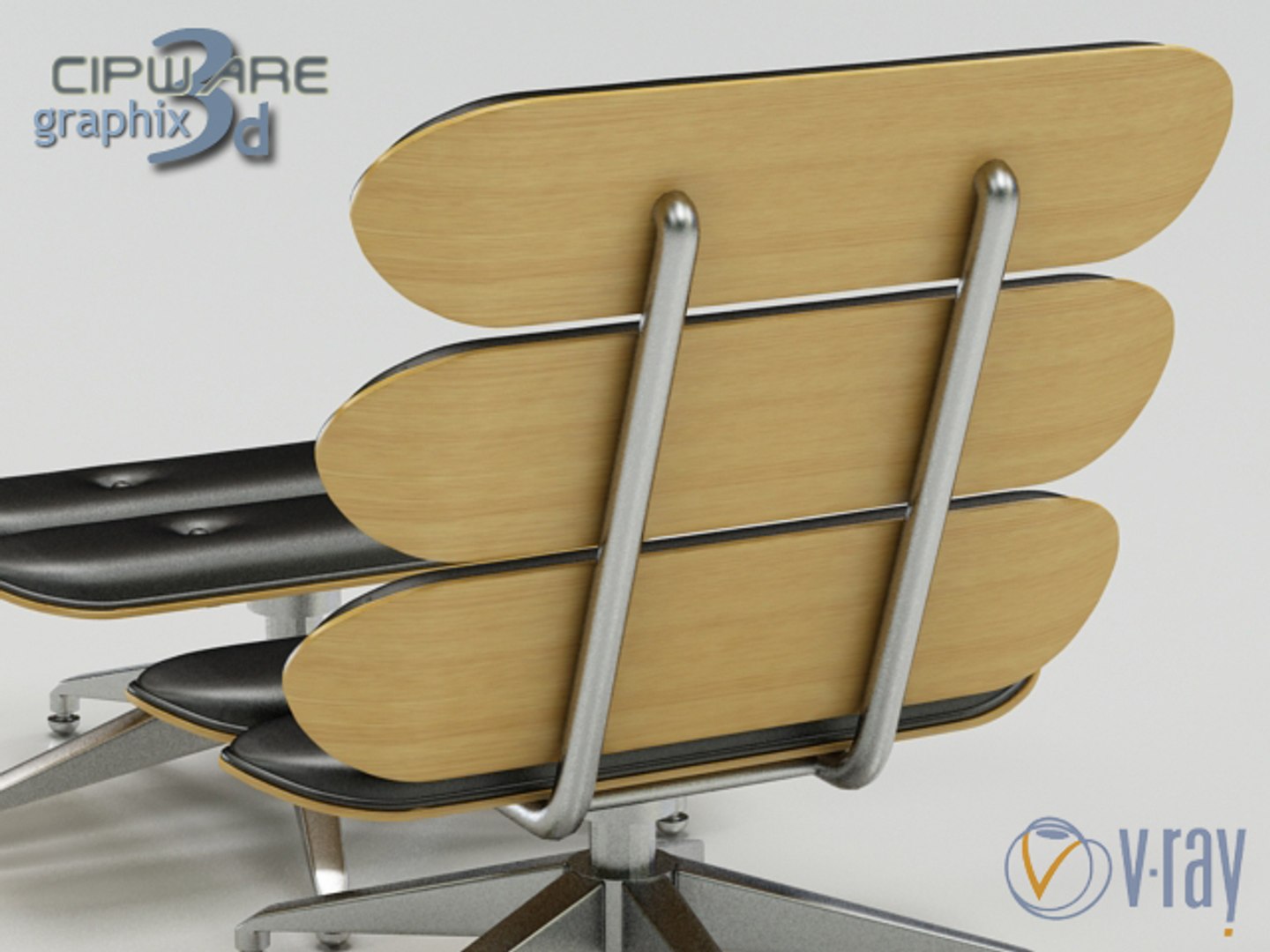 god father lounge chair 3d model