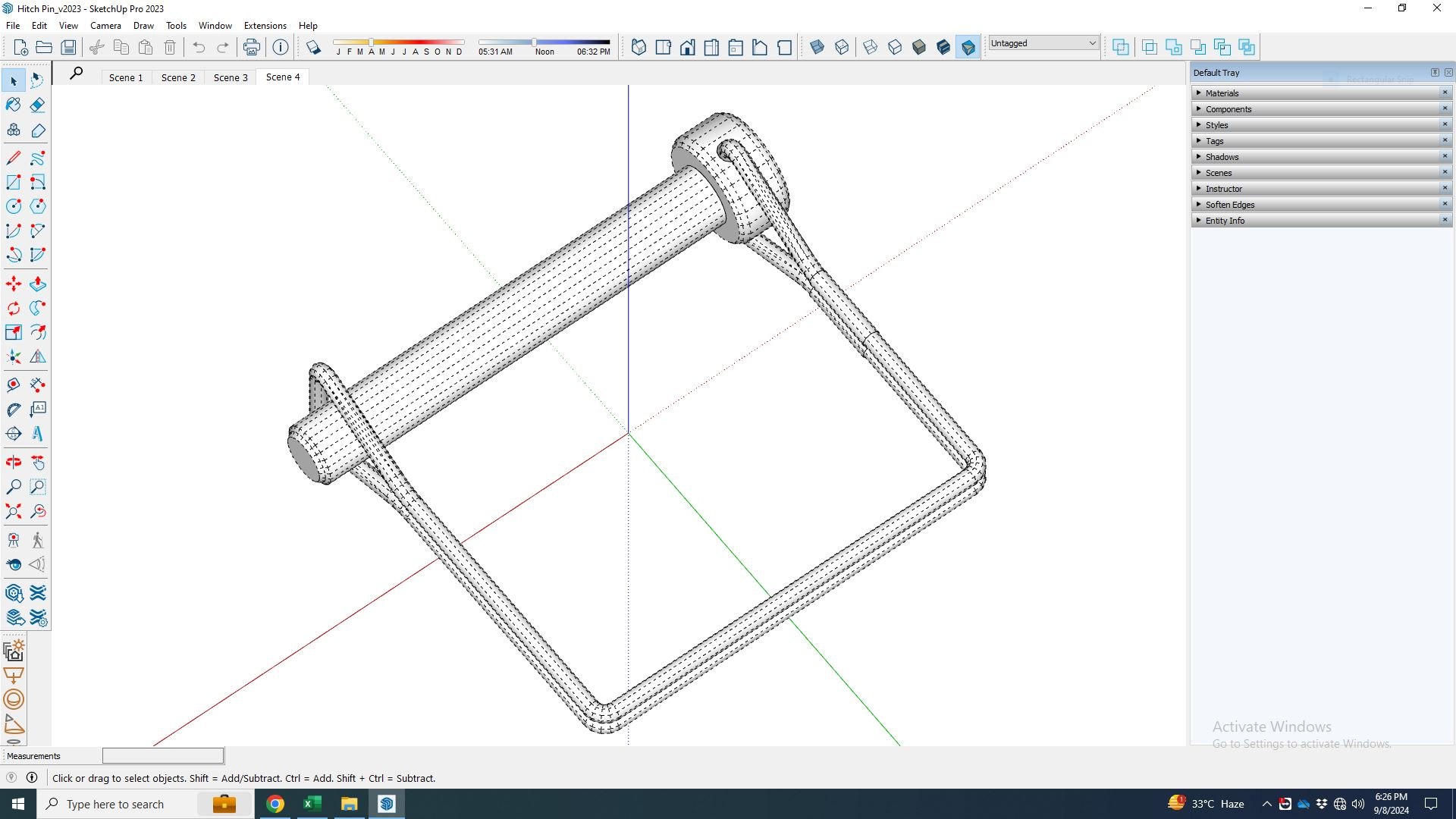 3D Hitch Pin Model - TurboSquid 2278786