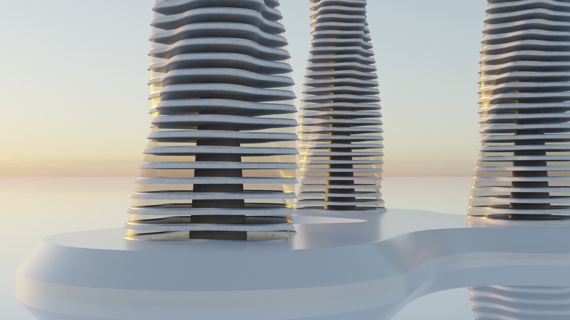 Skyscraper Concept Build 1 3D Model - TurboSquid 2086805