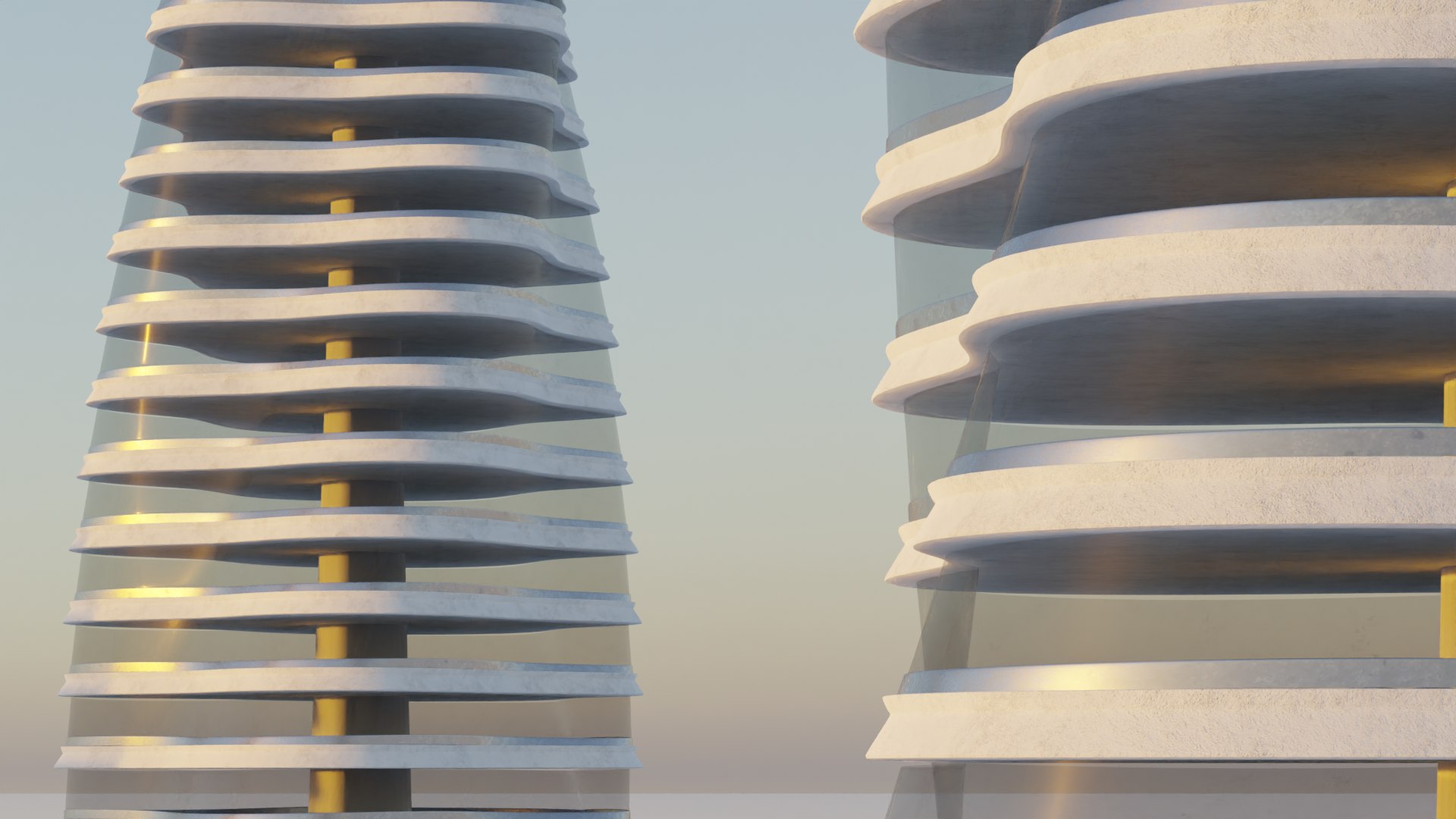 Skyscraper Concept Build 1 3D Model - TurboSquid 2086805