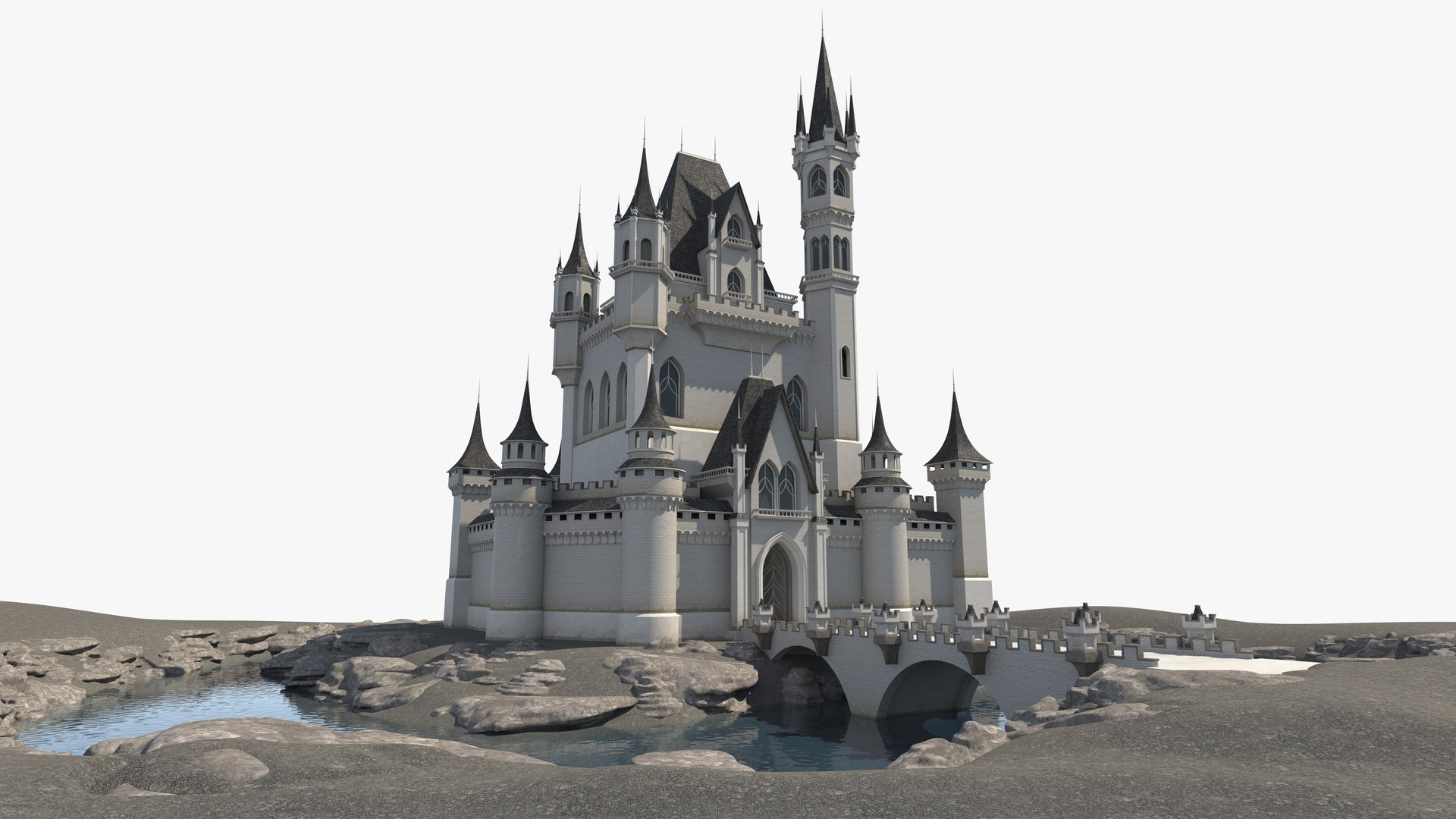 Medieval Castle 3D - TurboSquid 1539586