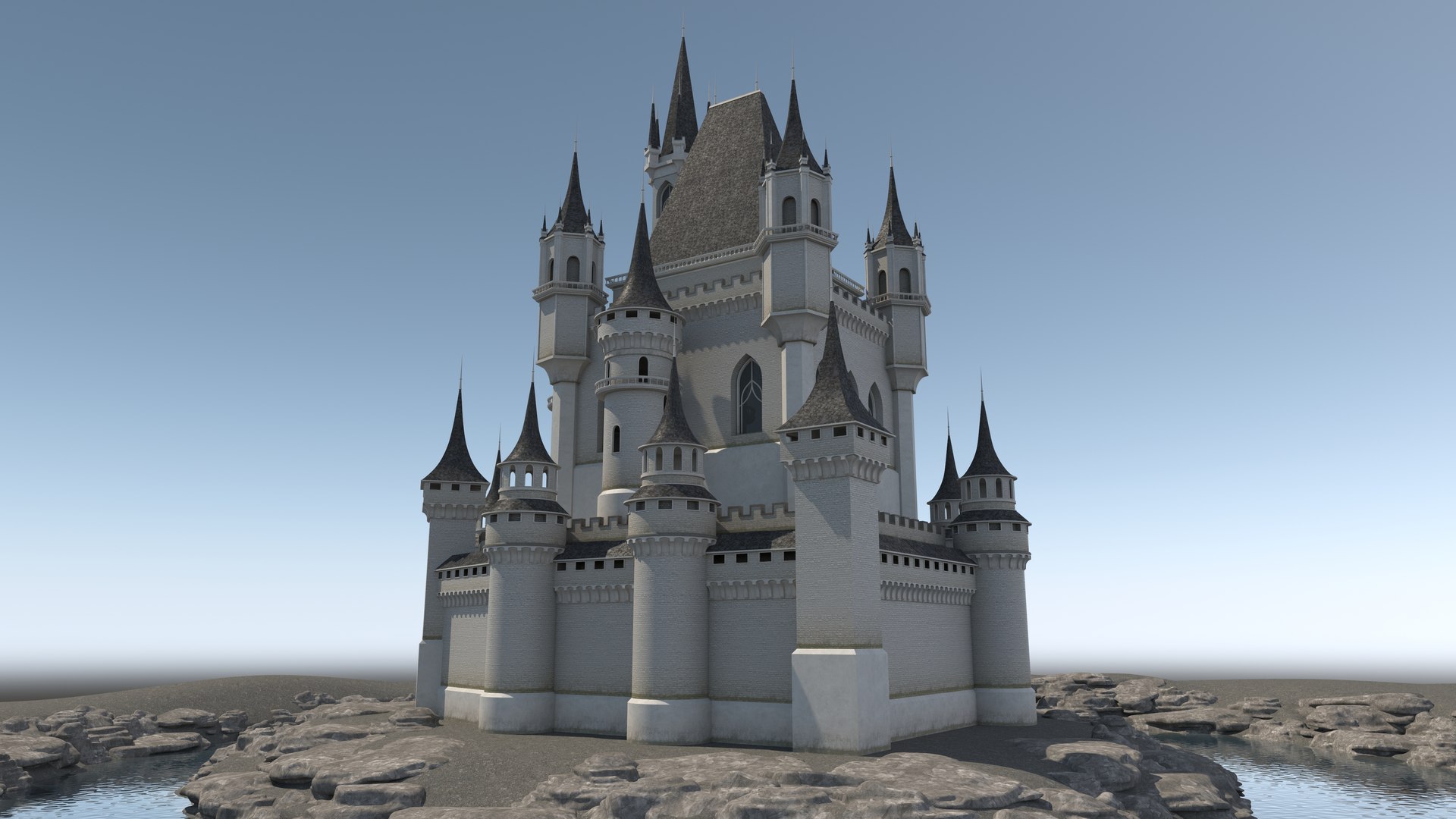 Medieval Castle 3D - TurboSquid 1539586