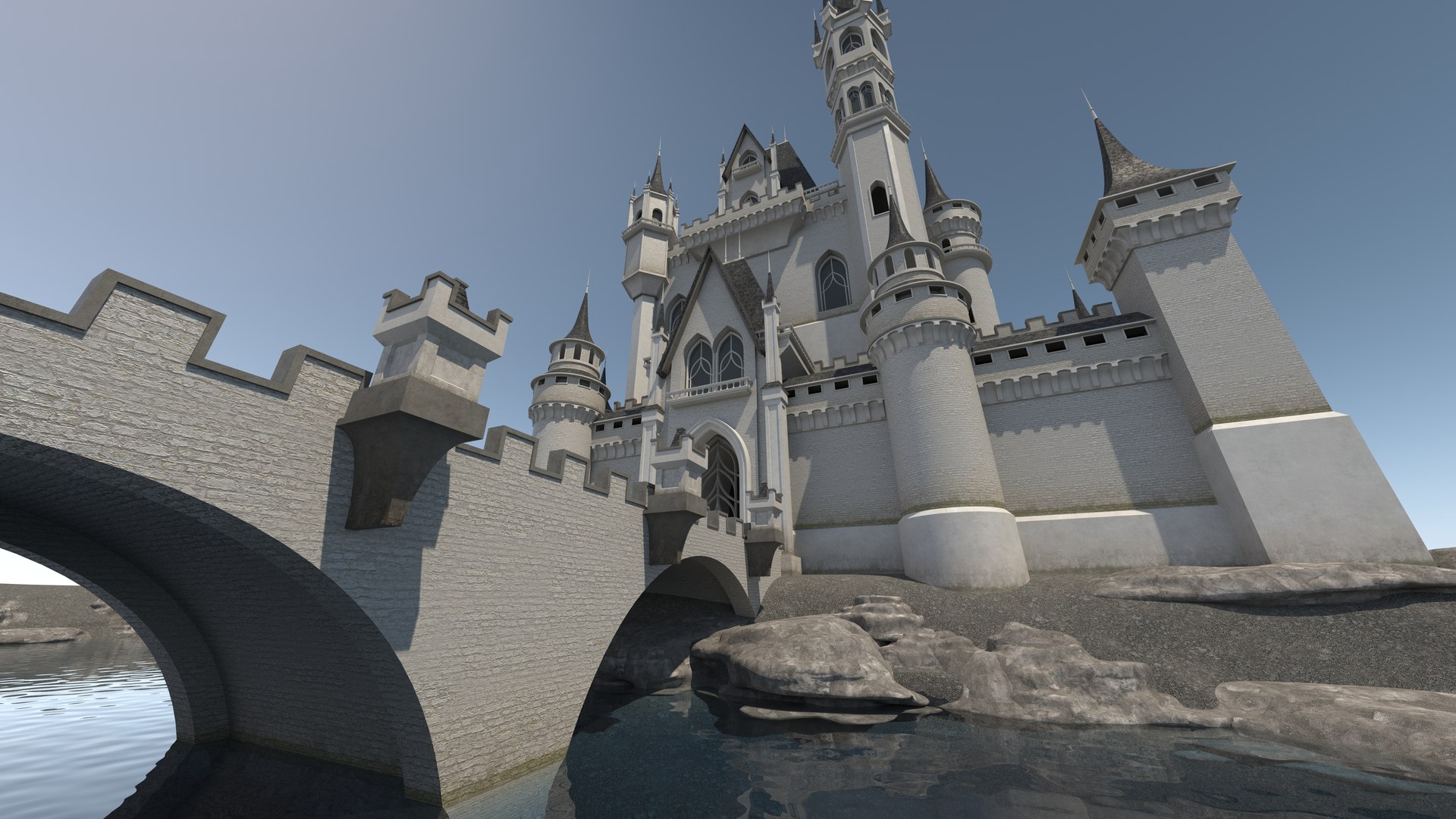 Medieval Castle 3D - TurboSquid 1539586