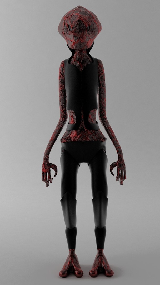 Monster Alien 3d Model