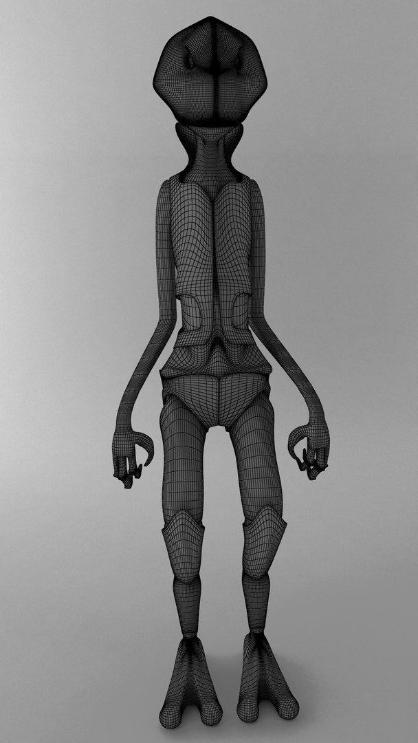 Monster Alien 3d Model