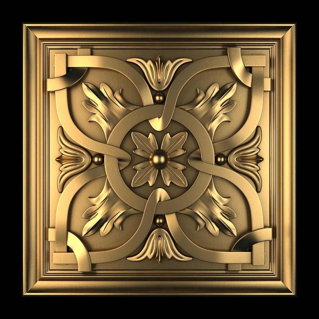 3D Decorative Wall Pane - TurboSquid 1922330