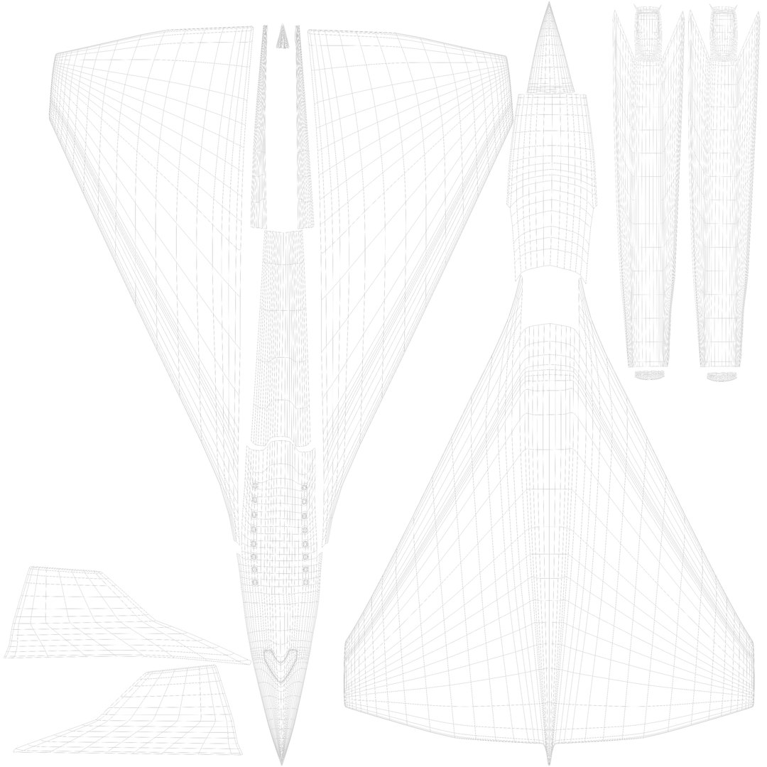 Virgin Galactic Mach 3 3D Model - TurboSquid 1605966