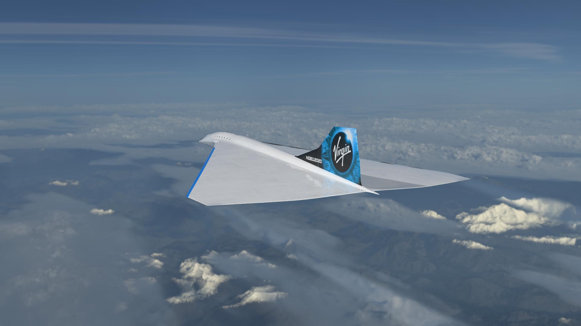 Virgin Galactic Mach 3 3D Model - TurboSquid 1605966