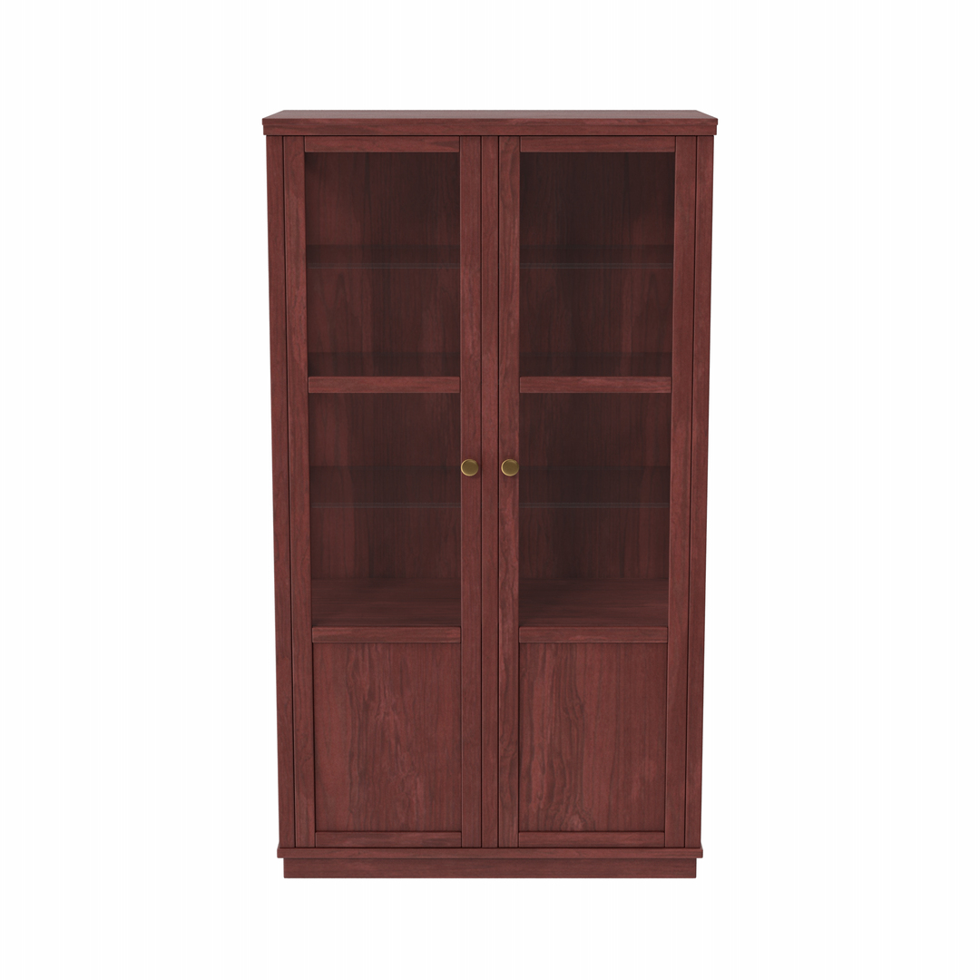 3D Model Display Cabinet Dark Wood - TurboSquid 2074680
