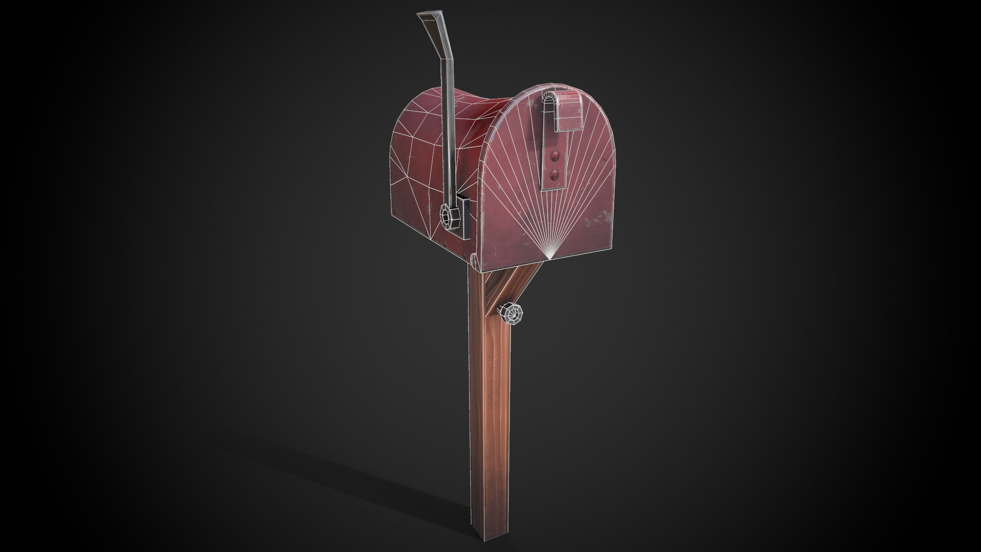 Stylized Mailbox 3D Model - TurboSquid 2030290