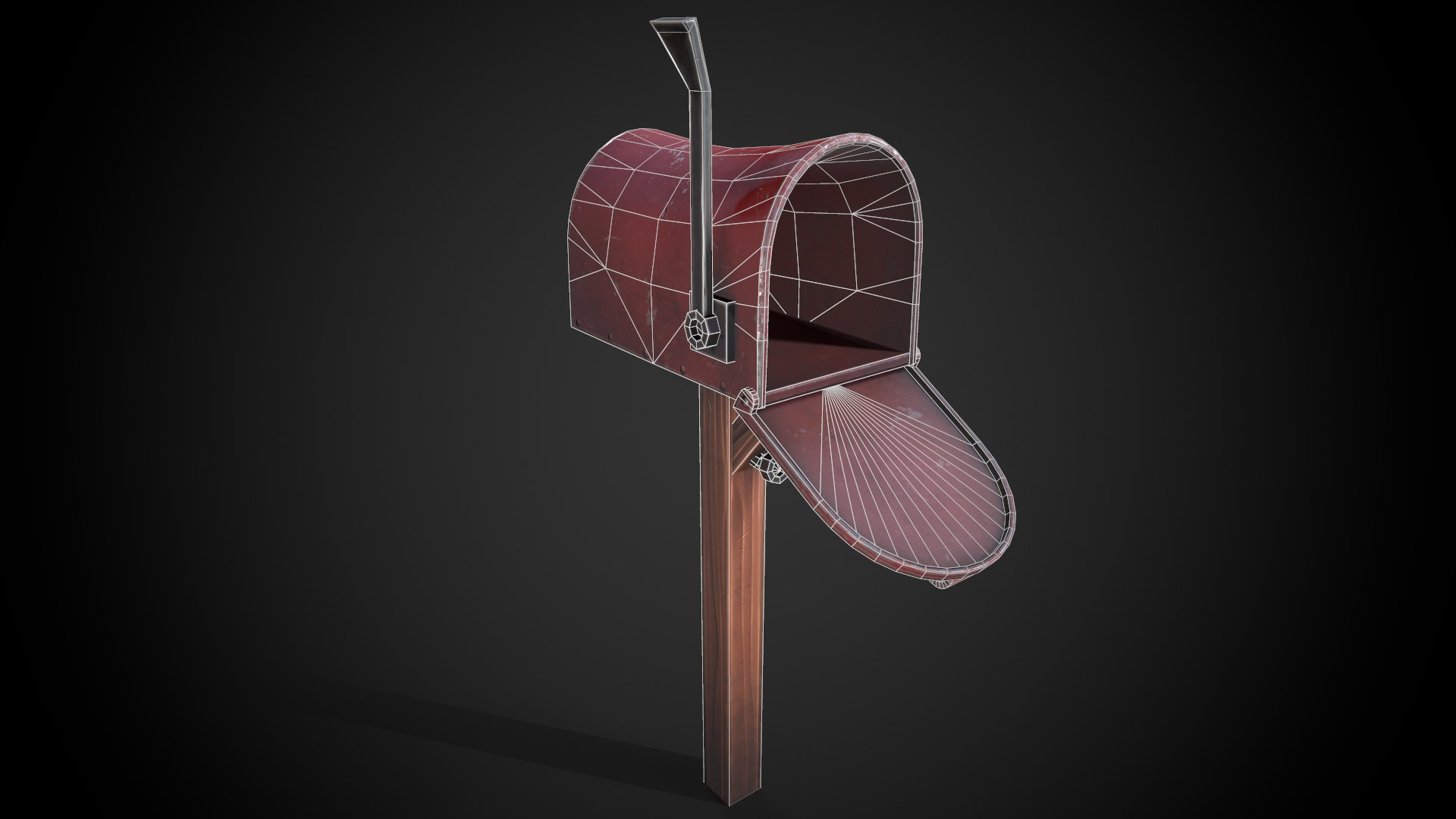 Stylized Mailbox 3D Model - TurboSquid 2030290