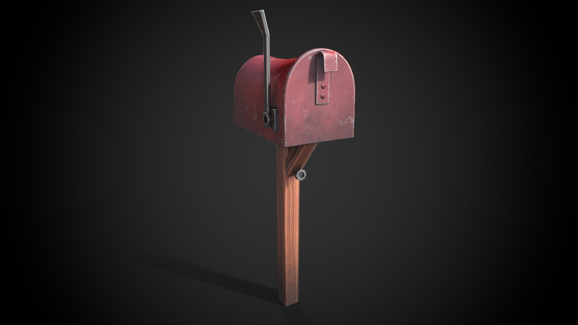 Stylized Mailbox 3D Model - TurboSquid 2030290