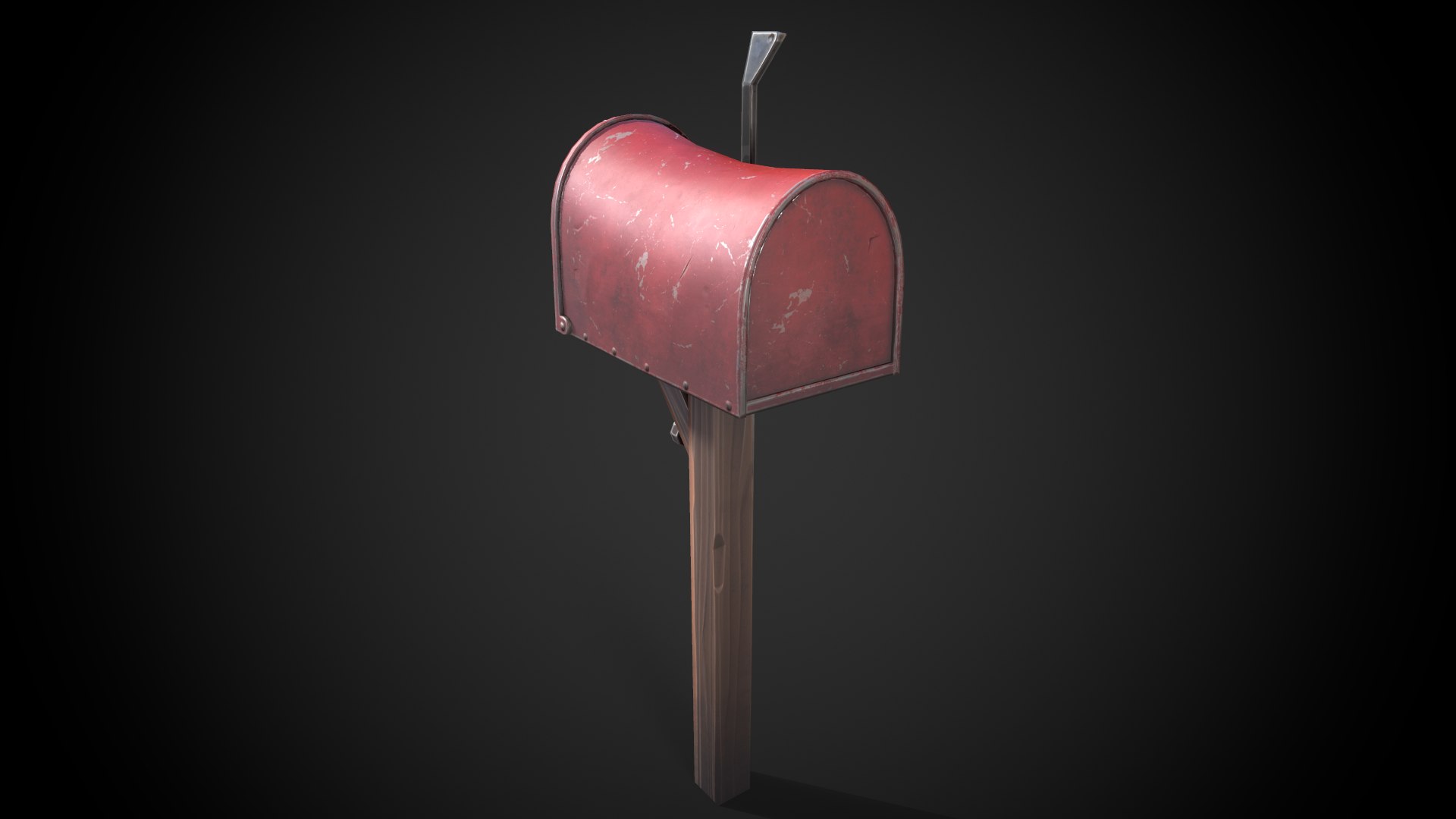 Stylized Mailbox 3D Model - TurboSquid 2030290