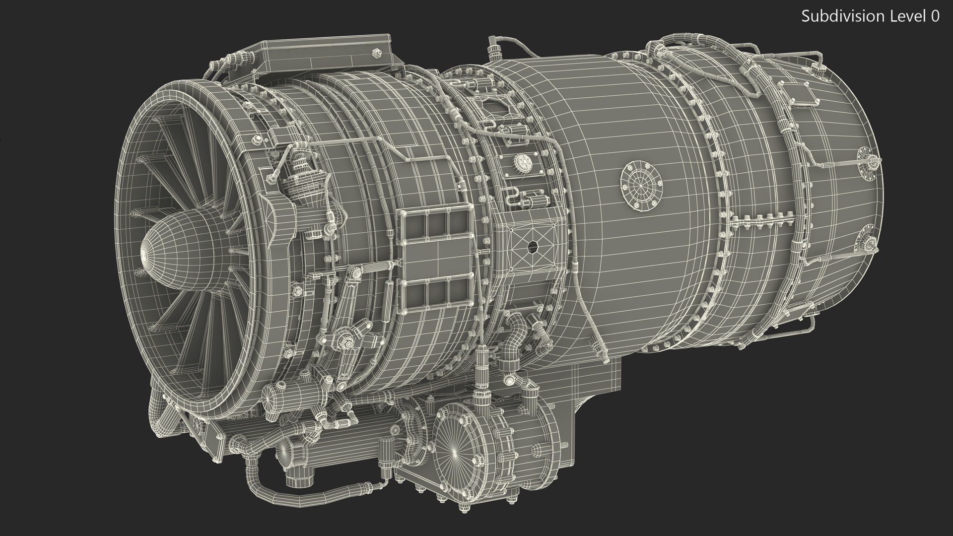 3D Jet Engine Turbine J85 - TurboSquid 2350829